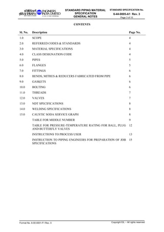 Piping material-specification | PDF