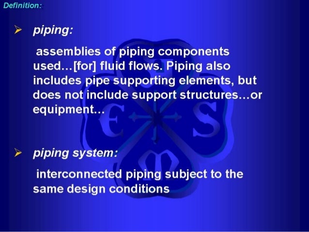 Piping training-course