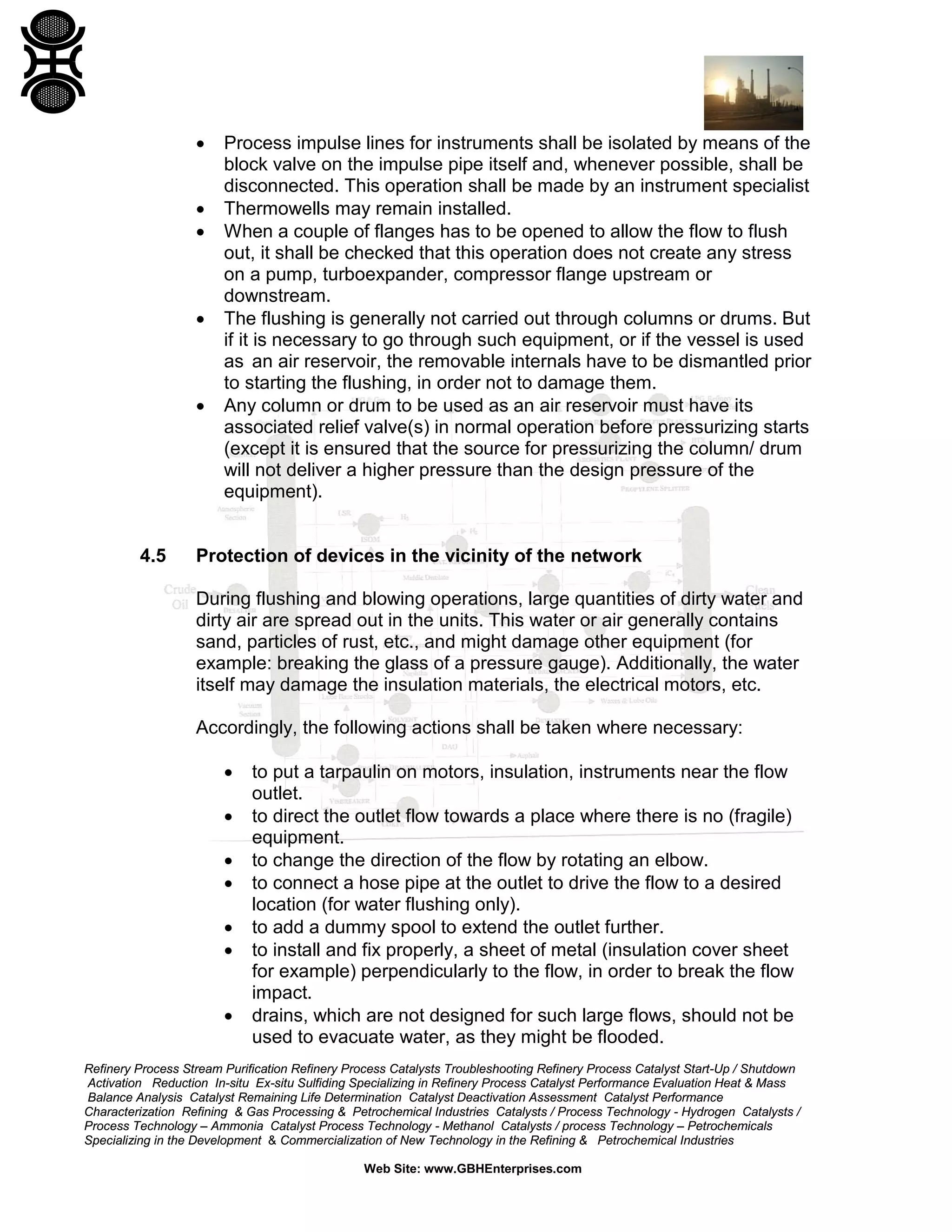 Piping and Vessels Flushing and Cleaning Procedure | PDF