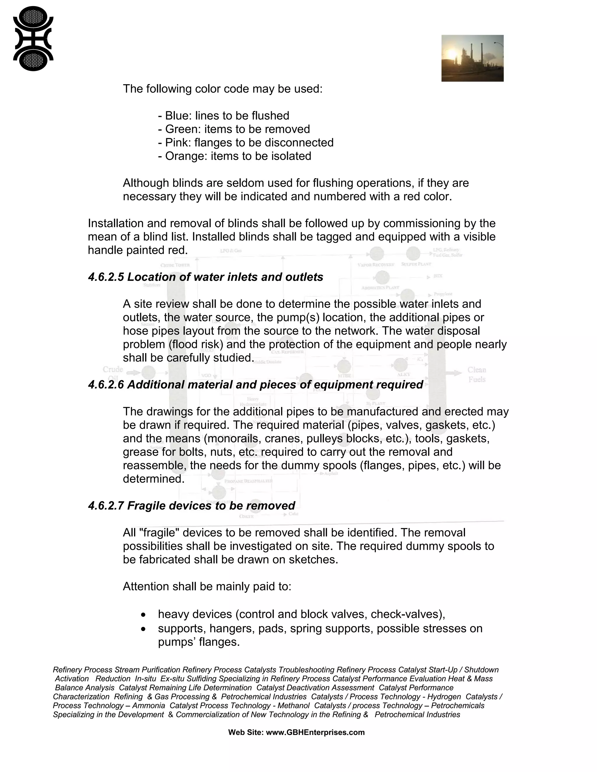 Piping and Vessels Flushing and Cleaning Procedure | PDF
