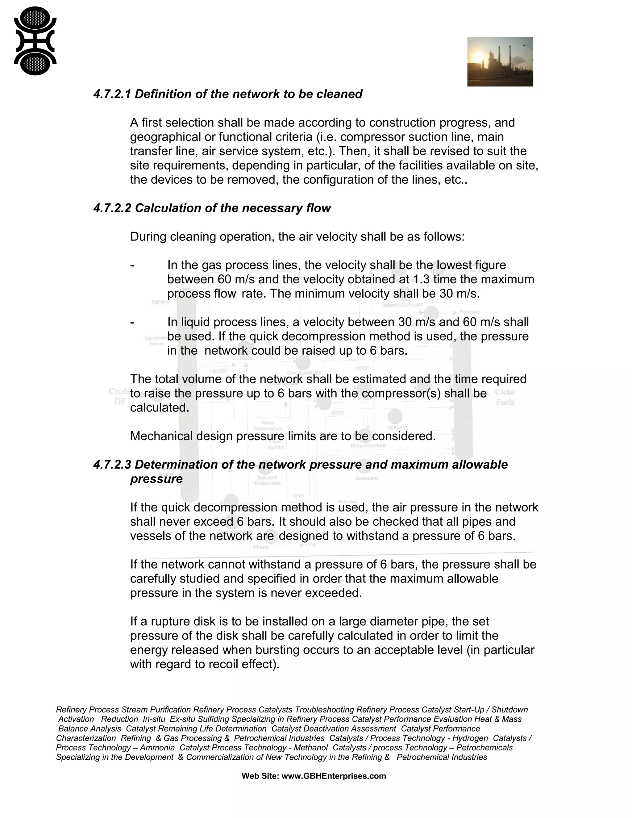 Piping and Vessels Flushing and Cleaning Procedure | PDF