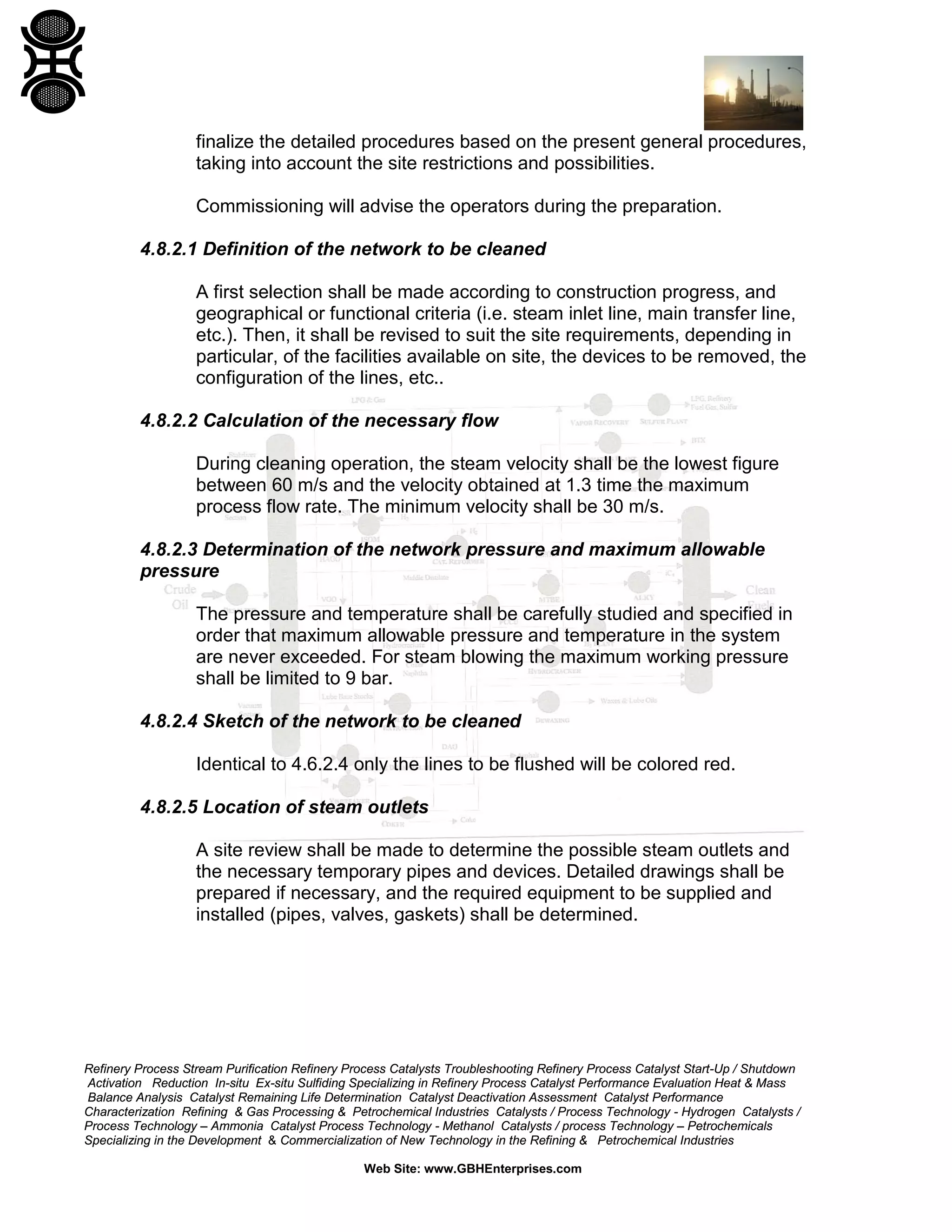 Piping and Vessels Flushing and Cleaning Procedure | PDF