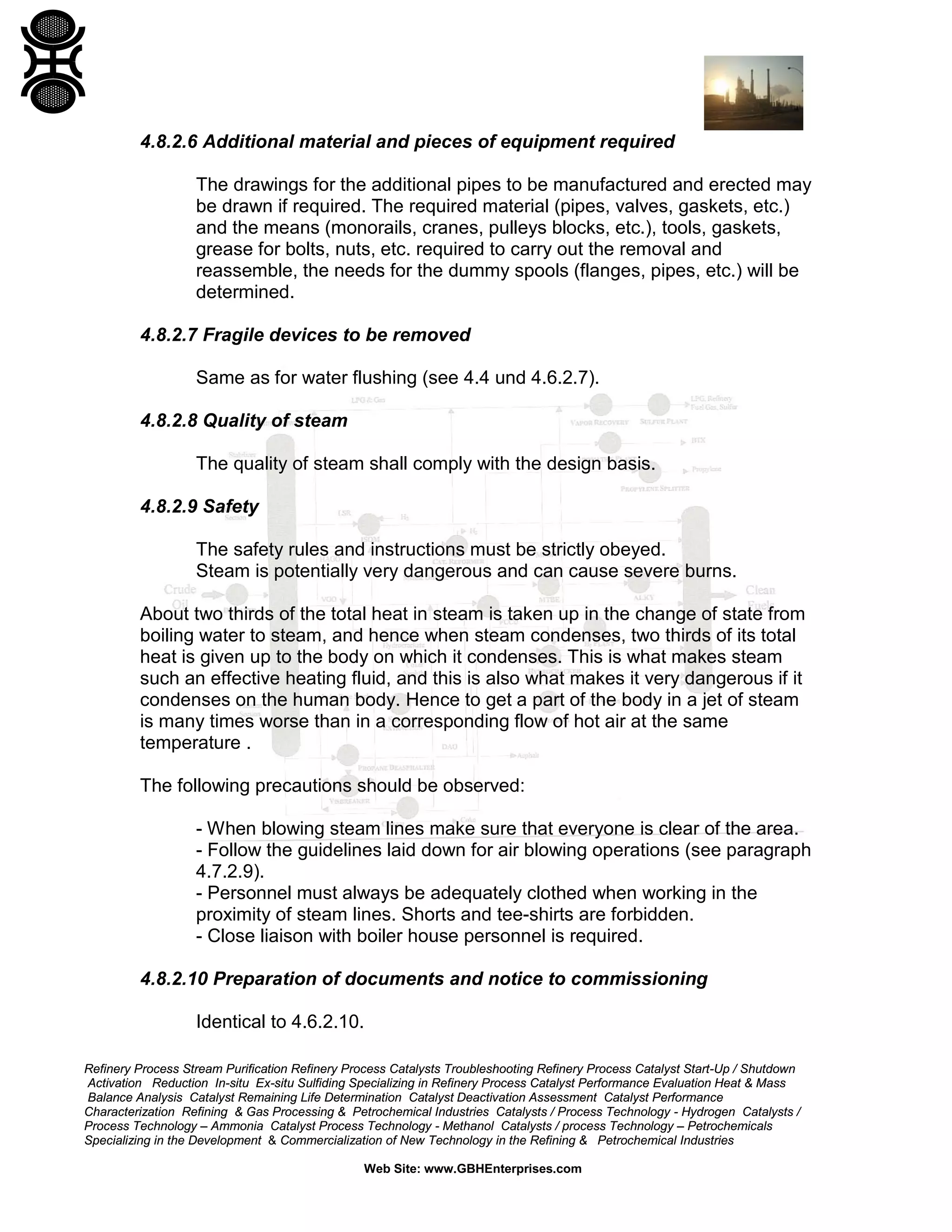 Piping and Vessels Flushing and Cleaning Procedure | PDF