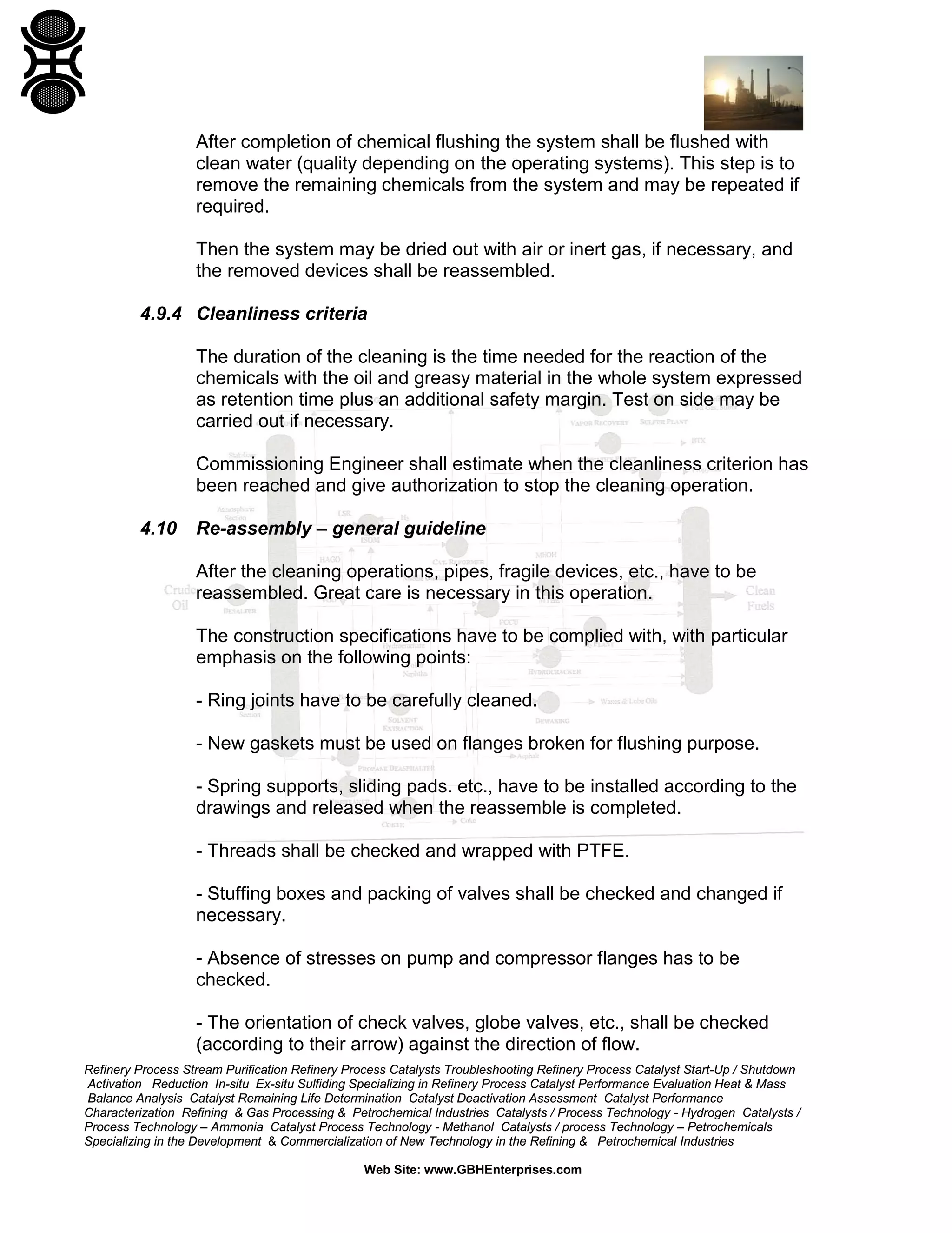 Piping and Vessels Flushing and Cleaning Procedure | PDF