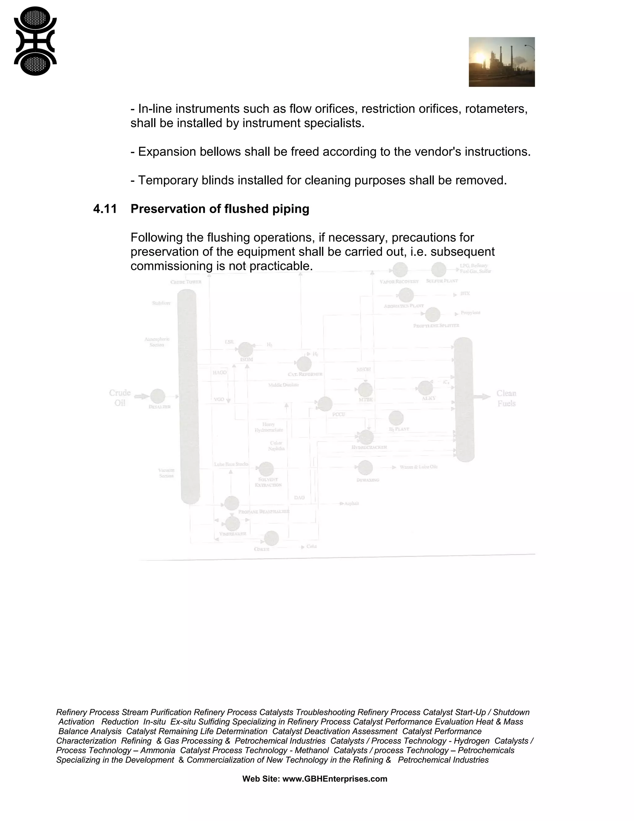 Piping and Vessels Flushing and Cleaning Procedure | PDF