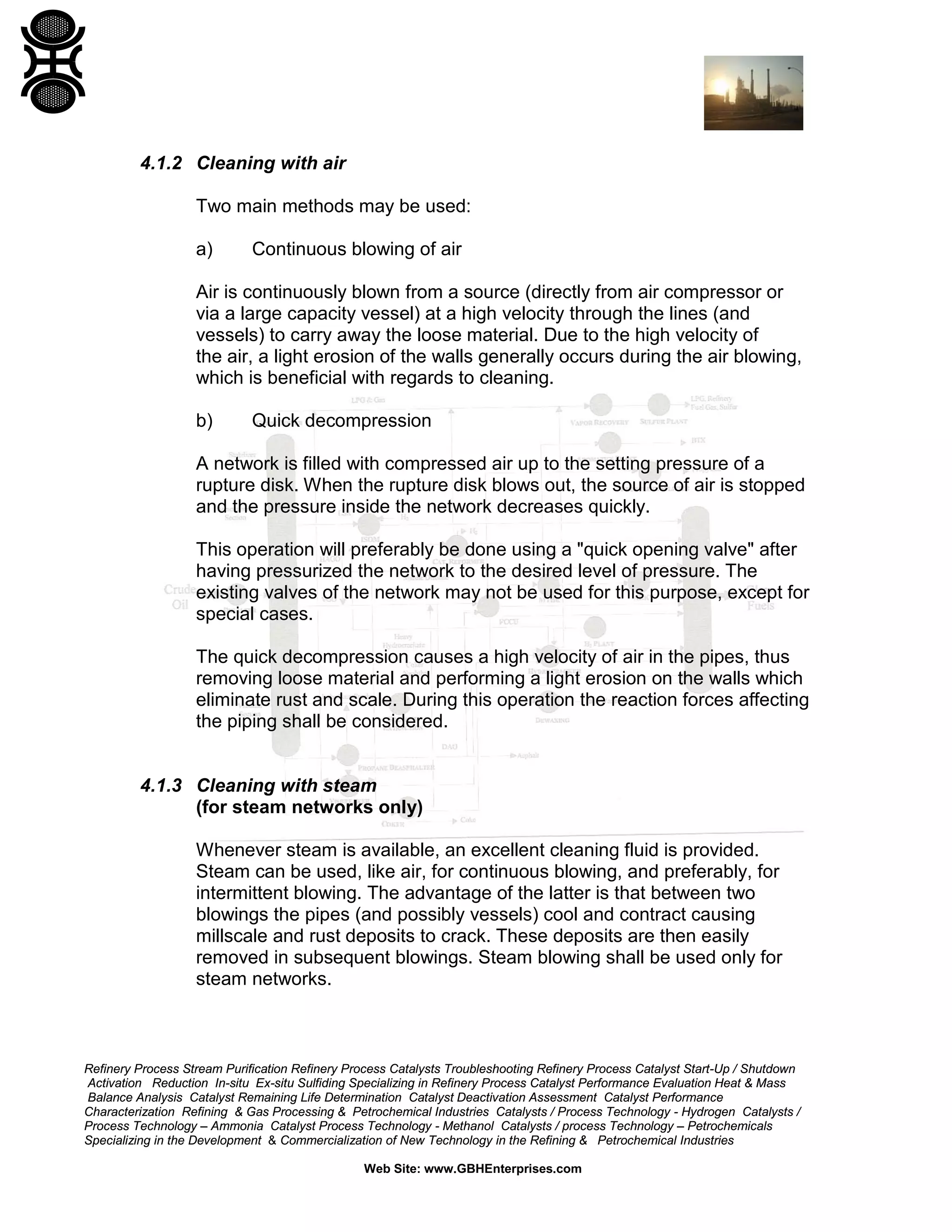 Piping and Vessels Flushing and Cleaning Procedure | PDF