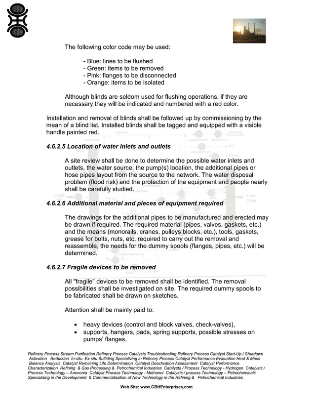 Piping and Vessels Flushing and Cleaning Procedure | PDF