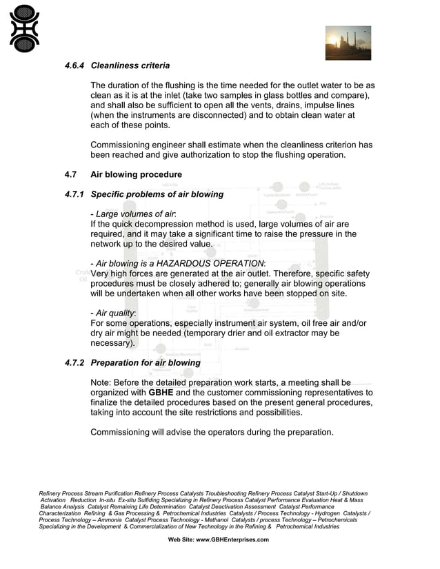 Piping and Vessels Flushing and Cleaning Procedure | PDF