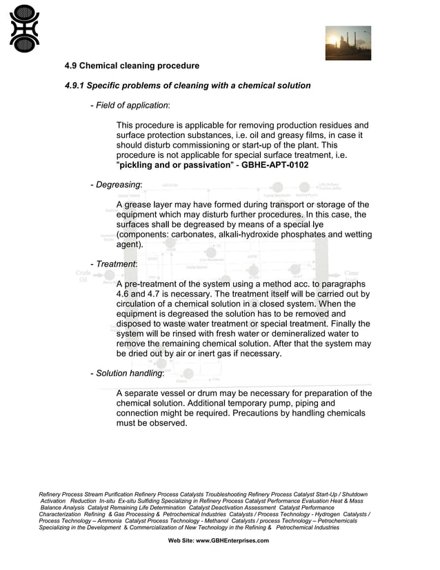Piping and Vessels Flushing and Cleaning Procedure | PDF