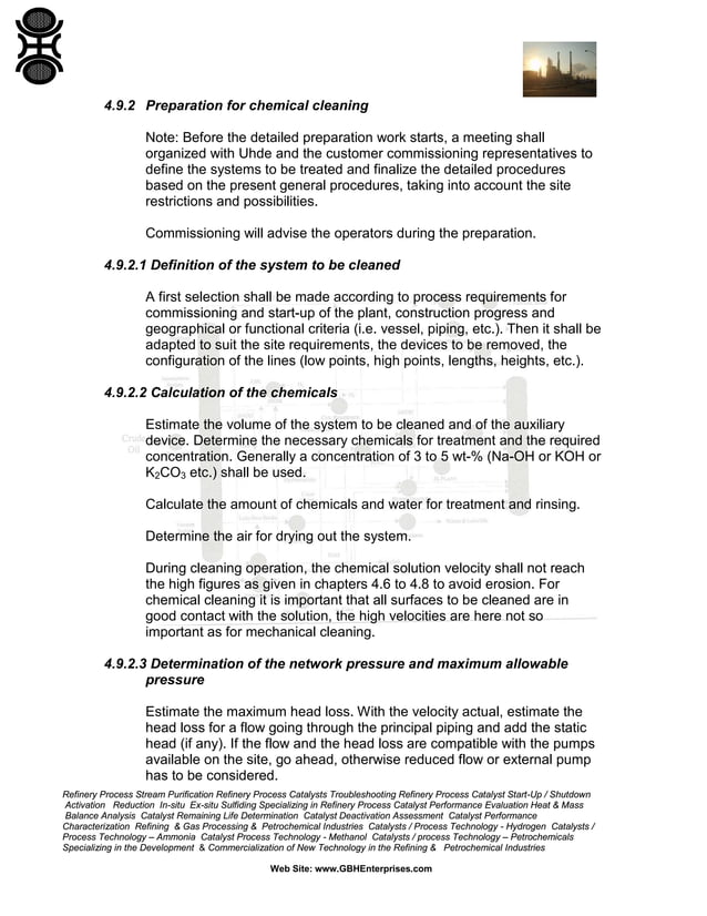 Piping and Vessels Flushing and Cleaning Procedure | PDF