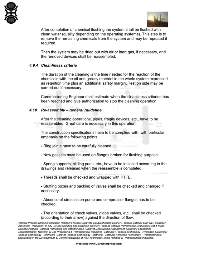 Piping and Vessels Flushing and Cleaning Procedure | PDF