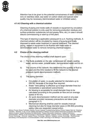 Piping and Vessels Flushing and Cleaning Procedure | PDF