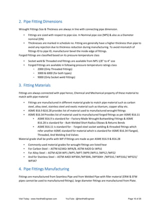 Piping Components Handbook (Piping Training Material) for Oil & Gas ...