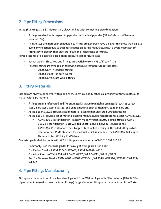 Piping Components Handbook (Piping Training Material) for Oil & Gas ...