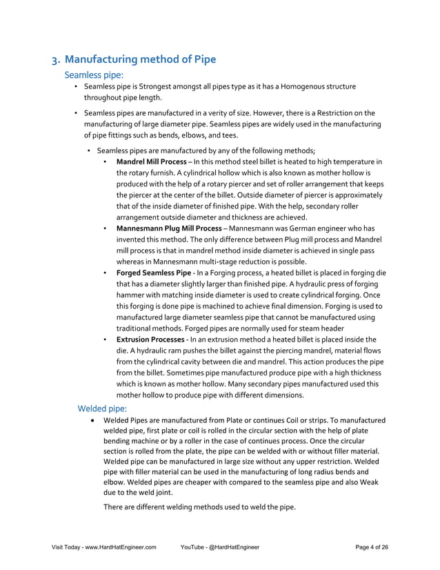 Piping Components Handbook (Piping Training Material) for Oil & Gas ...