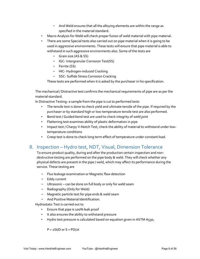 Piping Components Handbook (Piping Training Material) for Oil & Gas ...