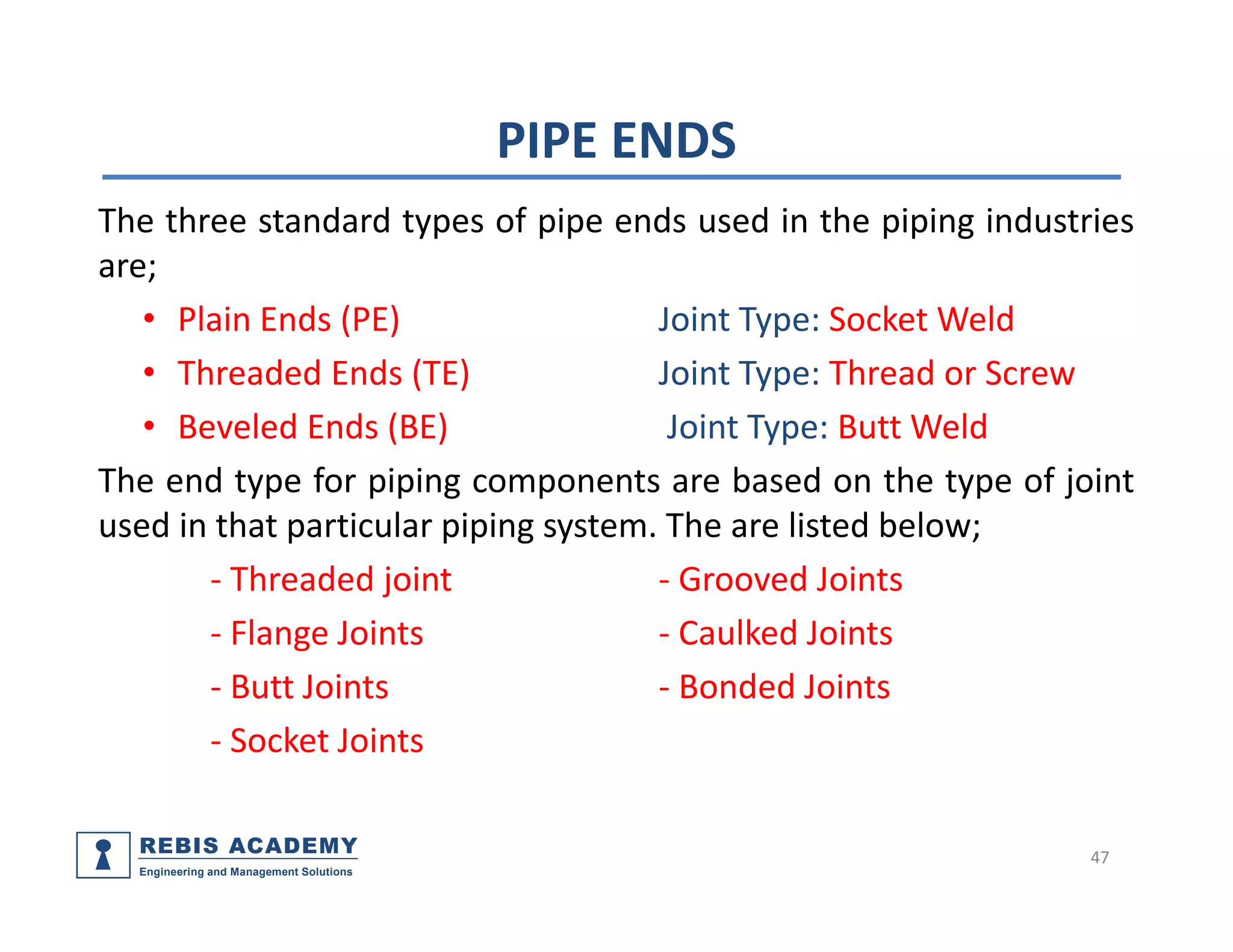 Piping components, materials, codes and standards part 1- pipe | PDF