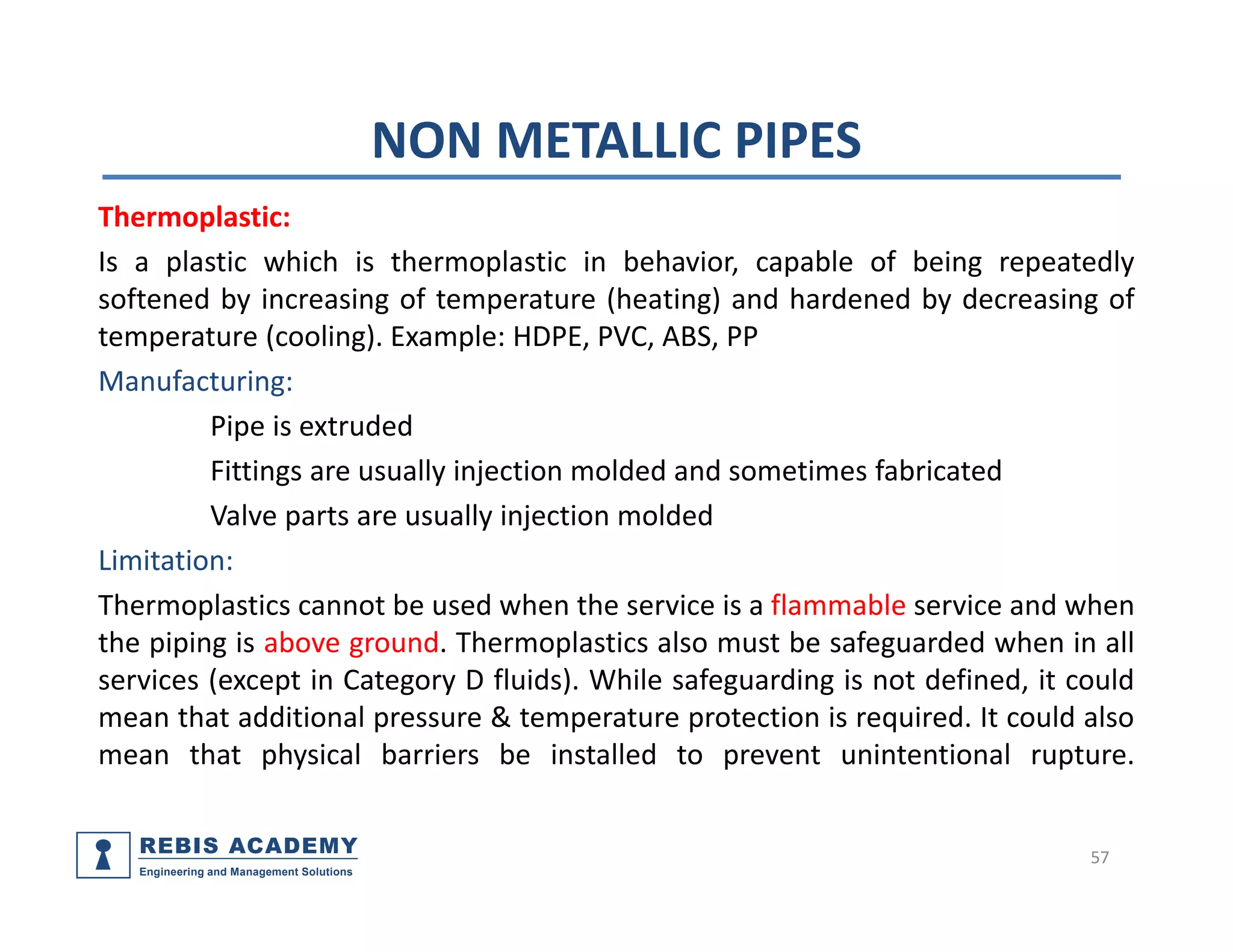 Piping components, materials, codes and standards part 1- pipe | PDF
