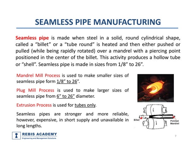Piping components, materials, codes and standards part 1- pipe | PDF
