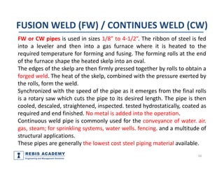 Piping components, materials, codes and standards part 1- pipe | PPT