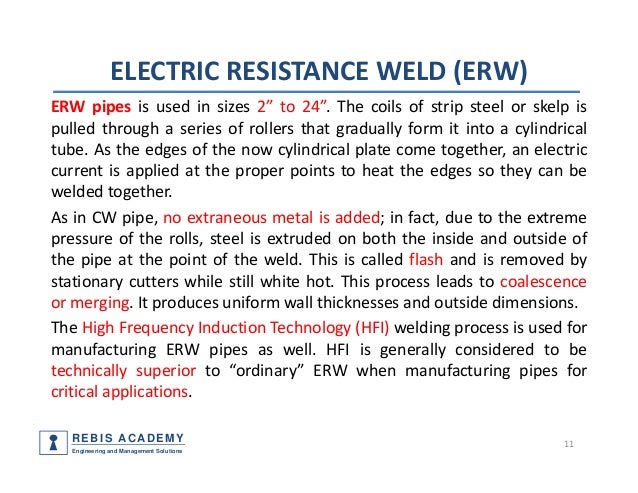 Piping components, materials, codes and standards part 1- pipe