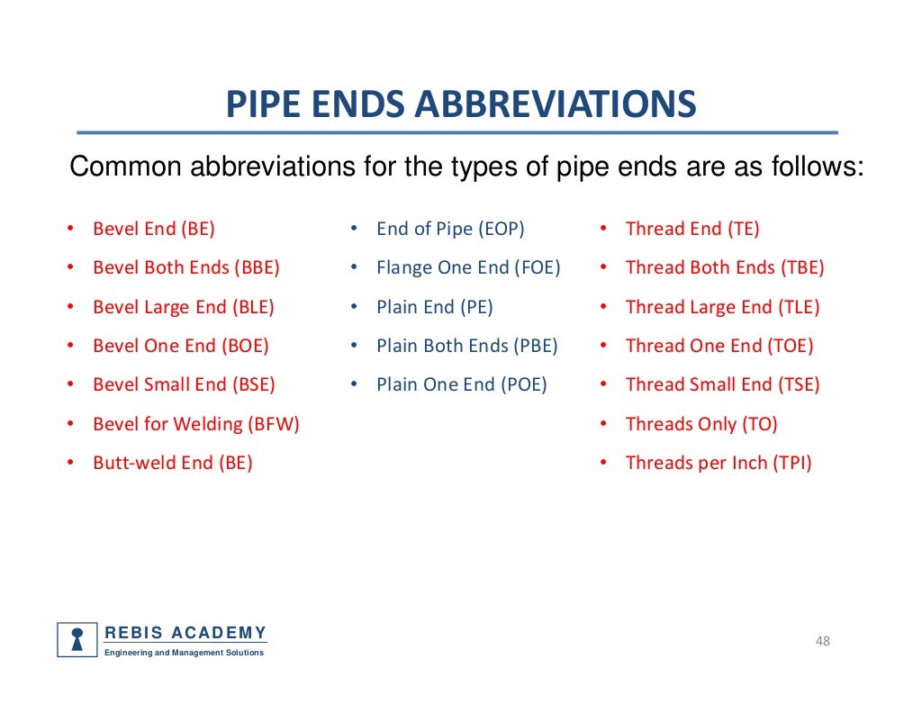 Piping components, materials, codes and standards part 1- pipe
