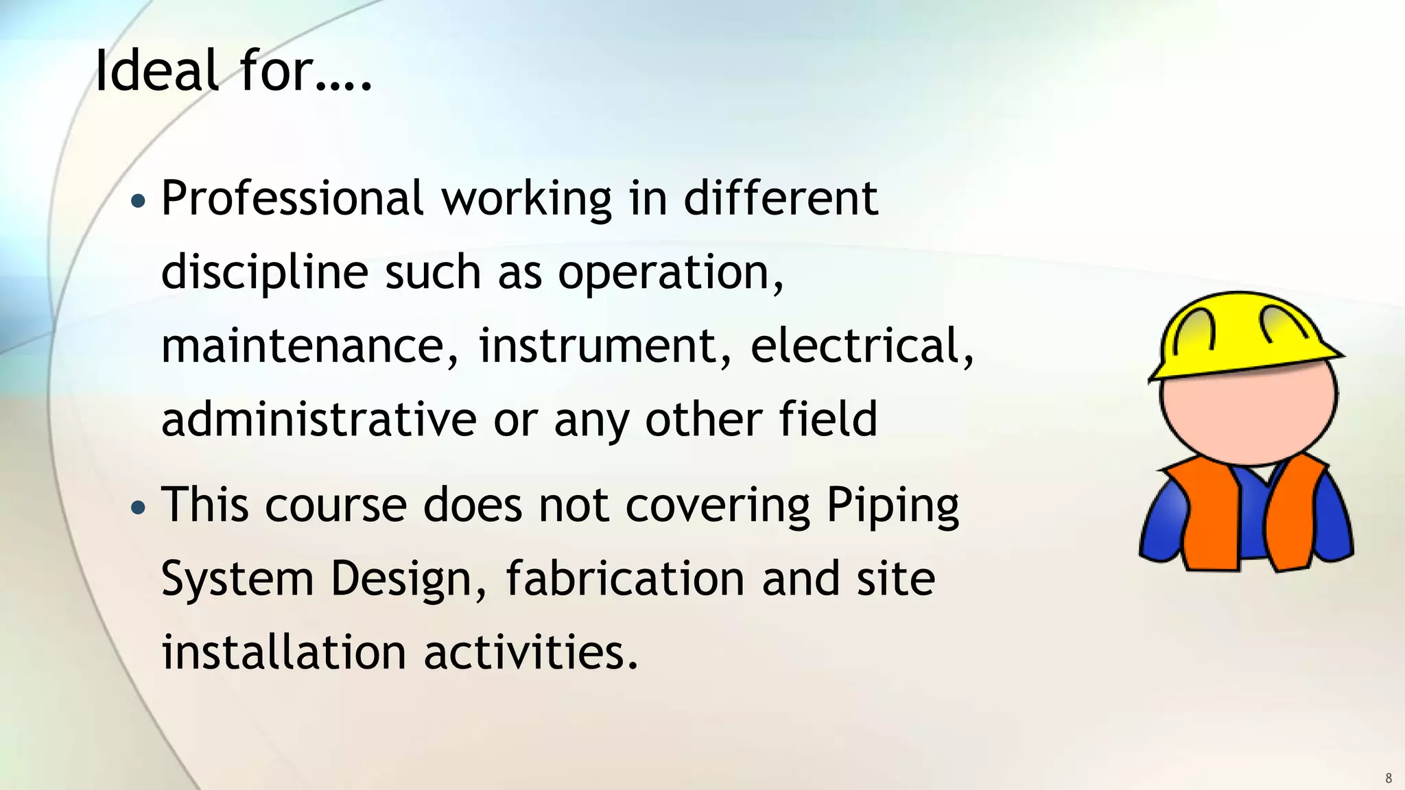 Piping Training course-How to be an Expert in Pipe & Fittings for Oil ...