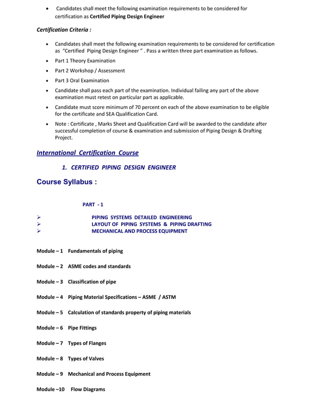 Piping Design Course | PDF