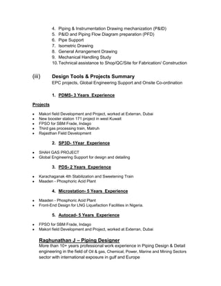 Piping design engineering module | DOCX