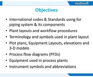 Piping Design Training @ Multisoft Systems | PPT