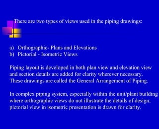 Piping Design, Drawing, Drafting & Isometrics Knowledge | PDF