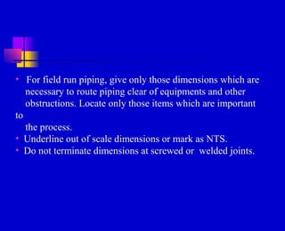 Piping Design, Drawing, Drafting & Isometrics Knowledge | PDF