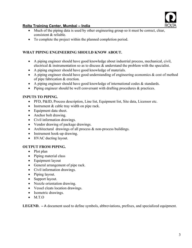 Piping engineering guide | PDF