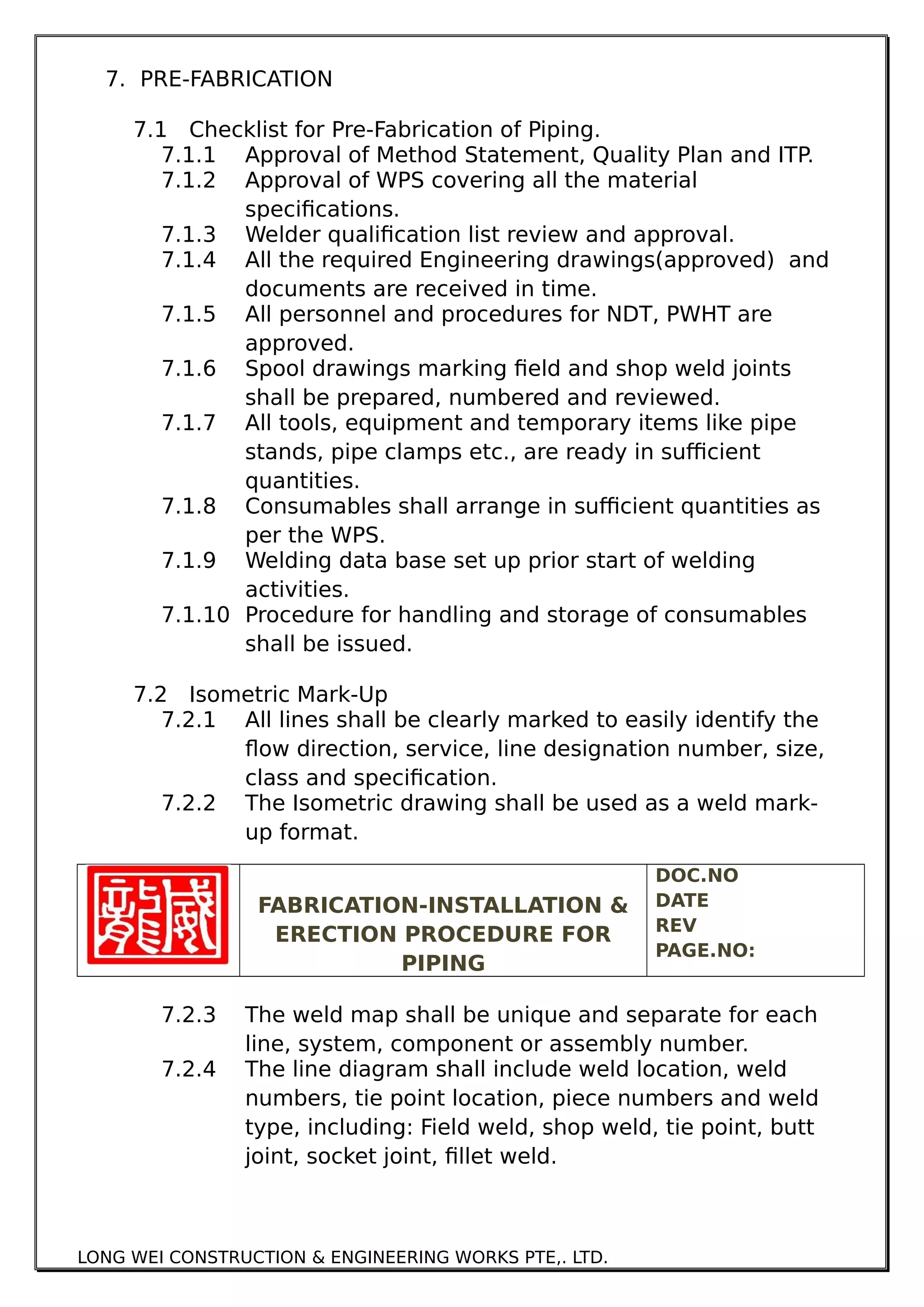 Piping Installation and Erection Procedure.pdf