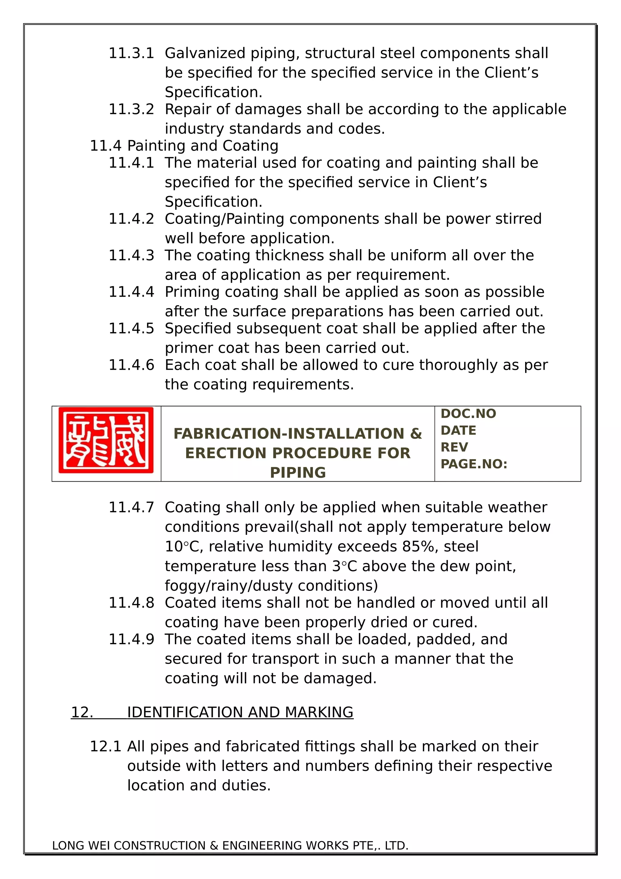 Piping Installation and Erection Procedure.pdf