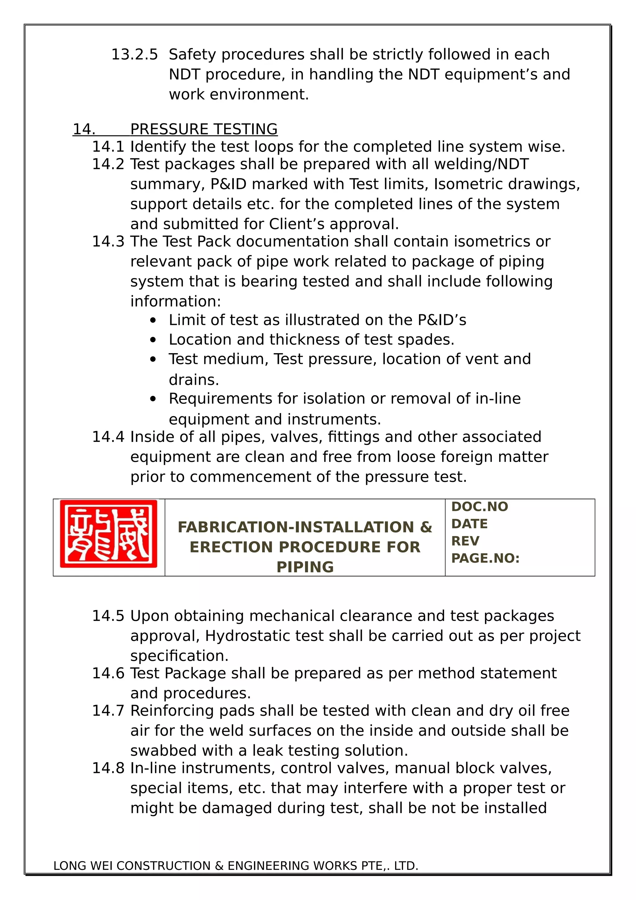 Piping Installation and Erection Procedure.pdf