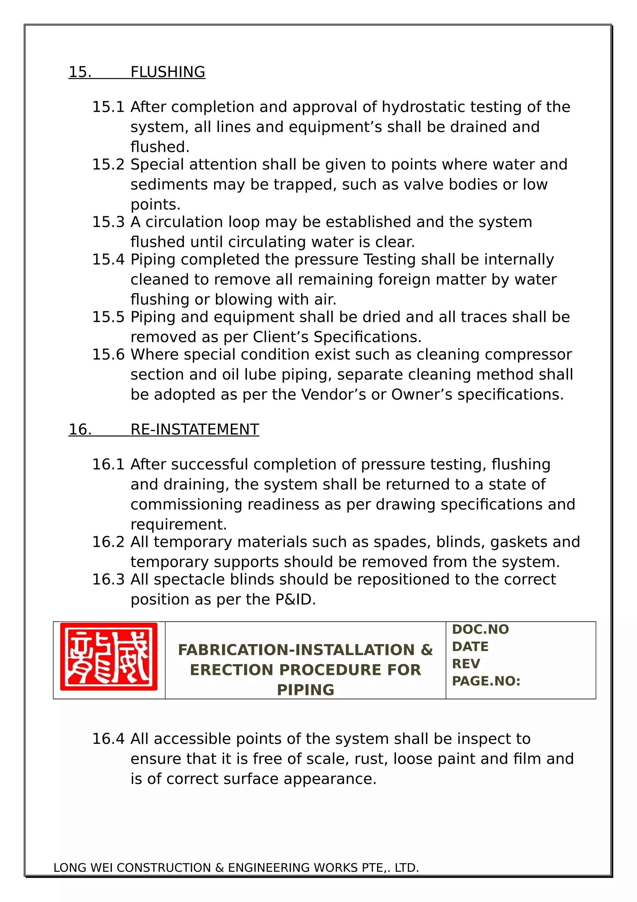 Piping Installation and Erection Procedure.pdf