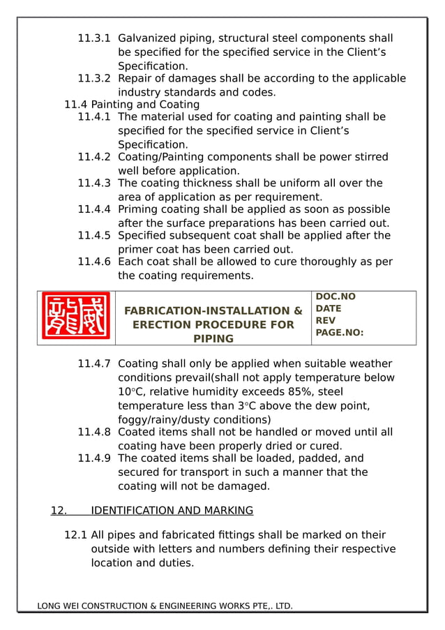 Piping Installation and Erection Procedure.pdf