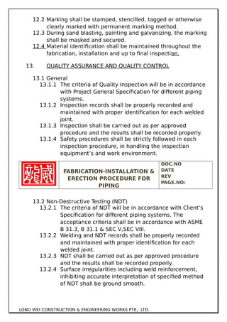 Piping Installation and Erection Procedure.pdf