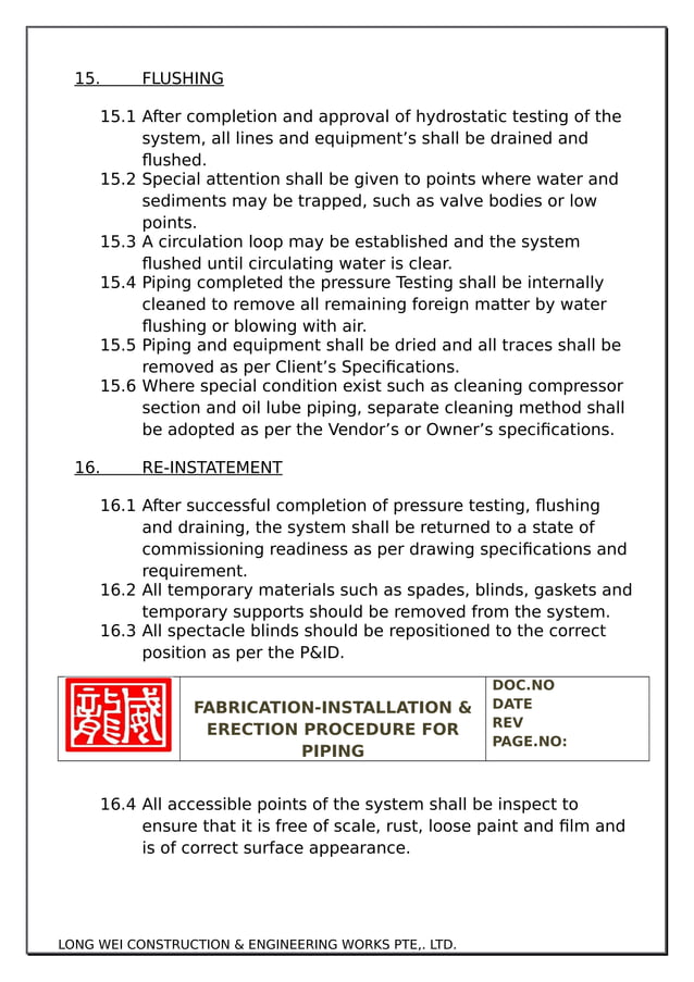 Piping Installation and Erection Procedure.pdf