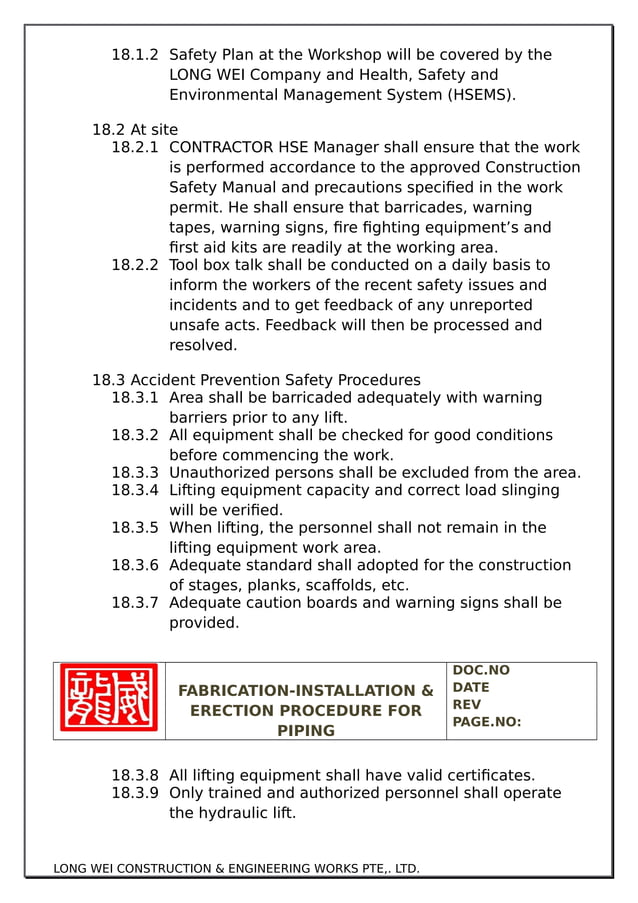 Piping Installation and Erection Procedure.pdf