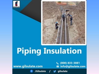 Piping insulation | PPTX