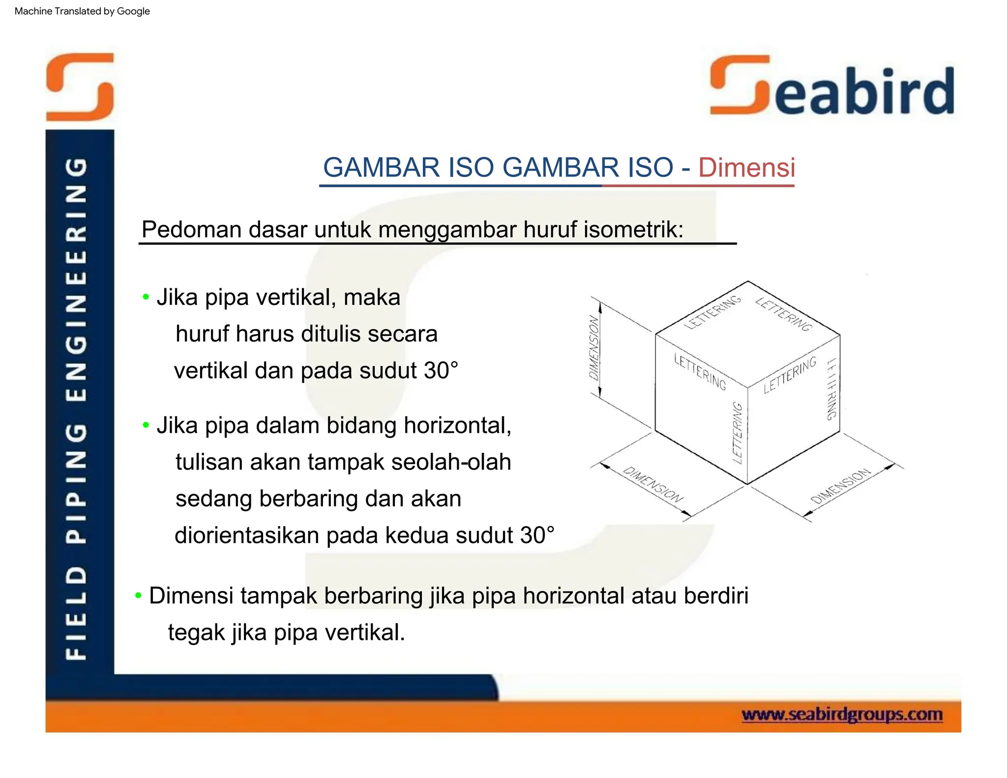 PIPING ISOMETRIK Dengan Bahasa Indonesia | PDF