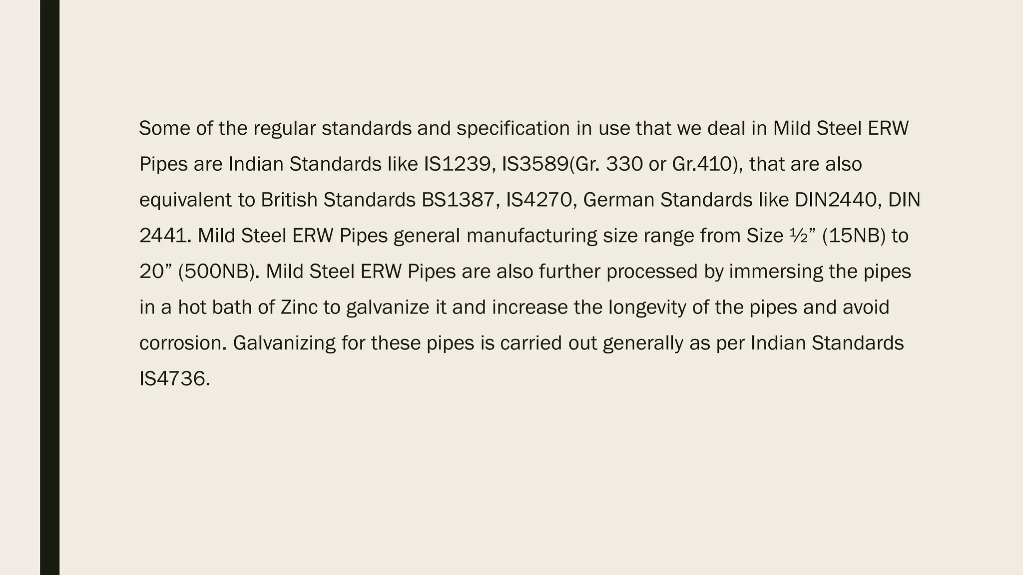 Piping line | Seamless Pipes | PPT