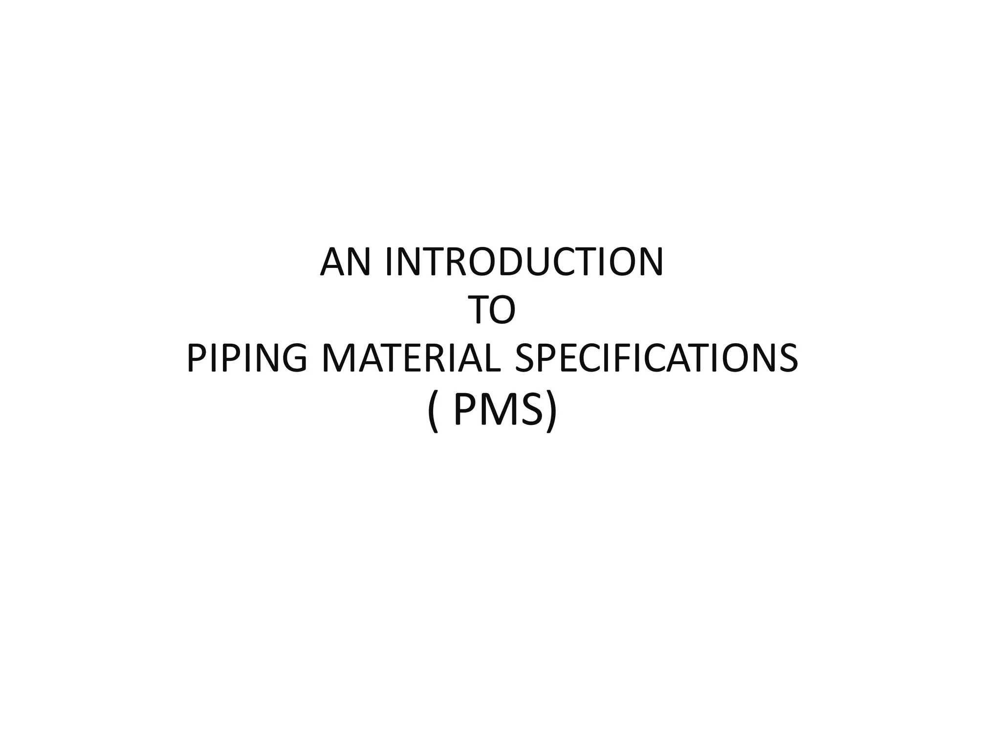 Piping Material Specification | PDF