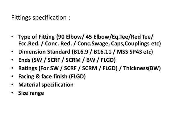Piping Material Specification | PDF