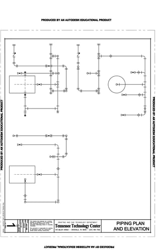 Piping Plan And Elevation Model | PDF
