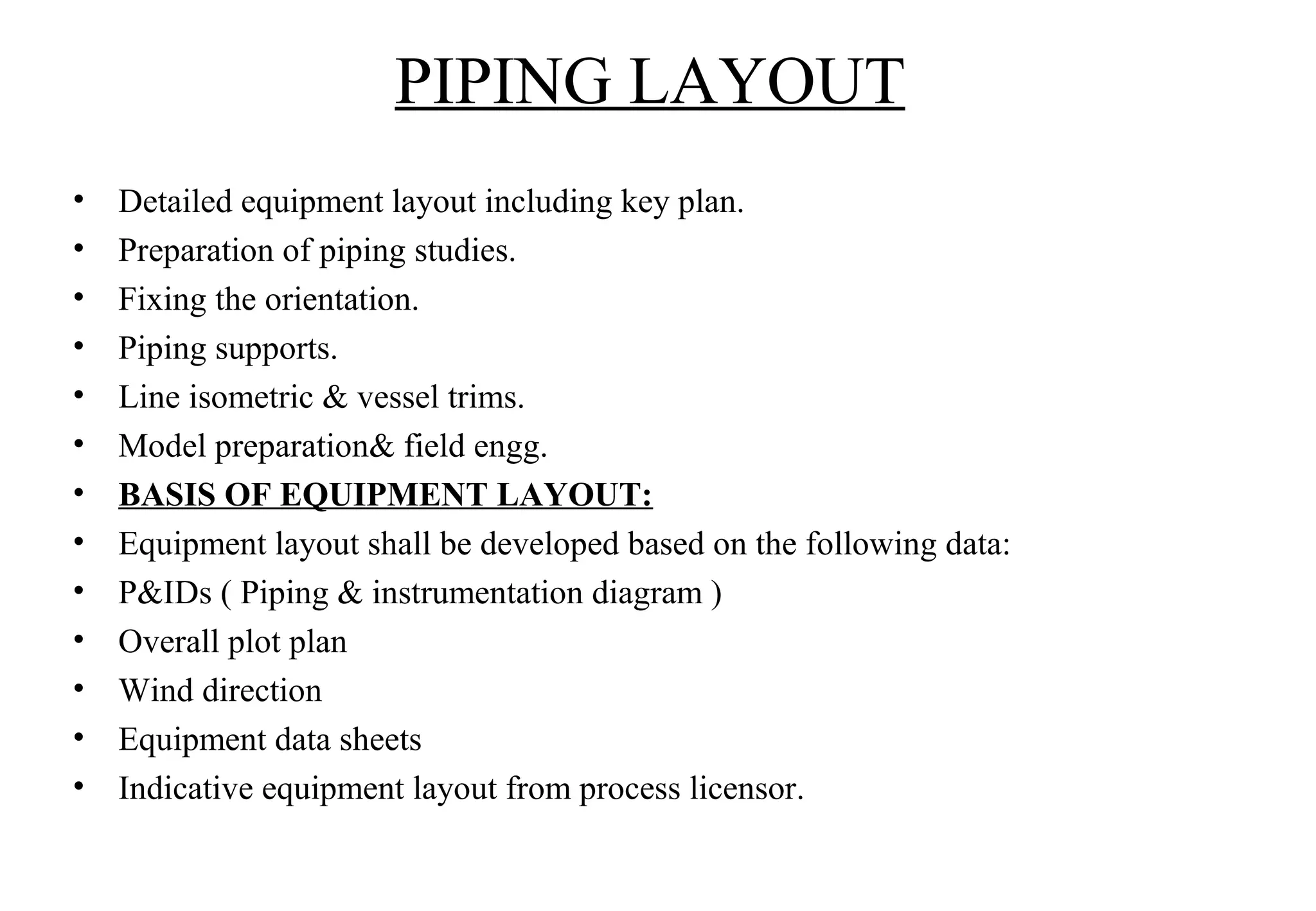 Piping ppt1 | PPT