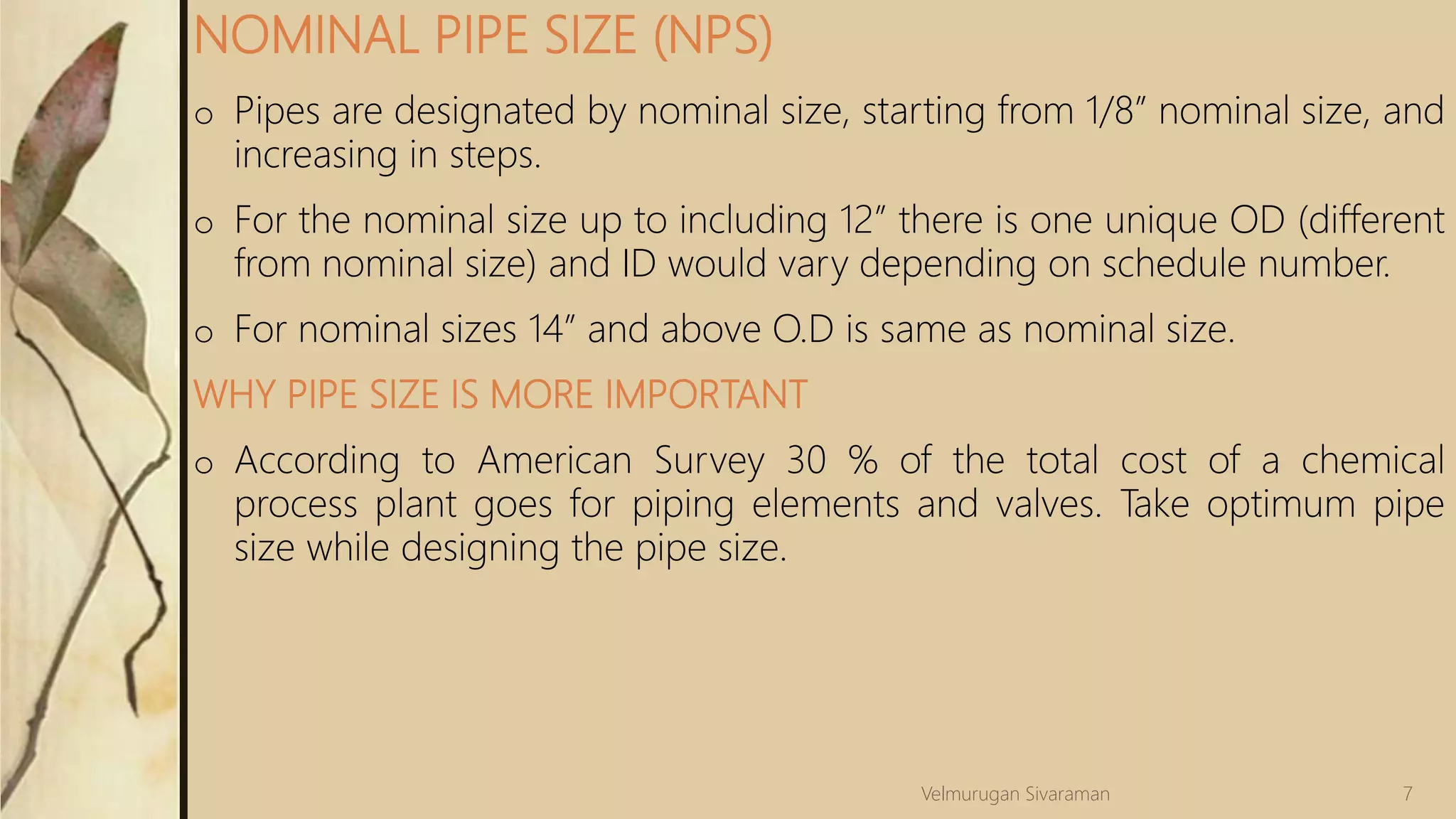 Piping presentation (master) | PPTX