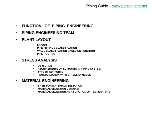 Piping presentation part ii 2 | PDF